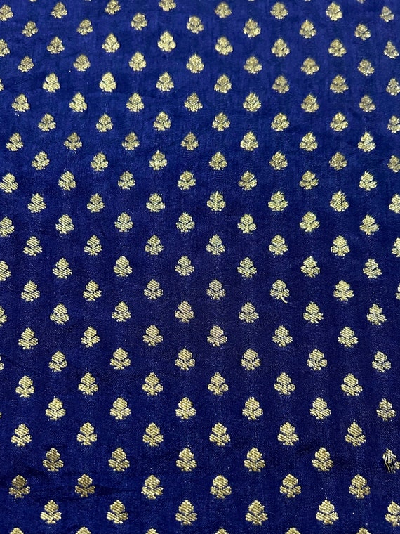 Blue Brocade Pattern