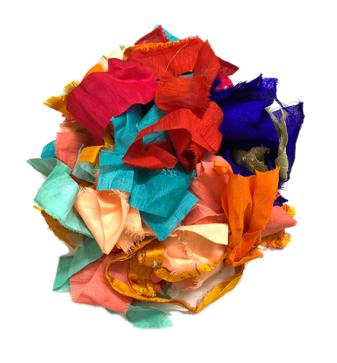 Small to Very Small Fabric Snippets - Plain Solid Colors - Leftover ...