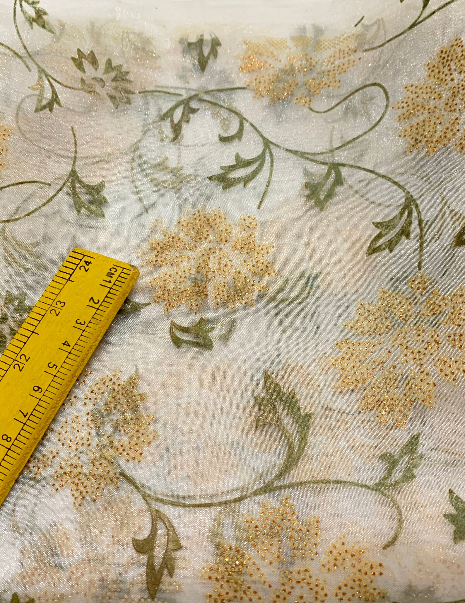 Embellished Sheer Indian Organdy Fabric Lightweight - Etsy