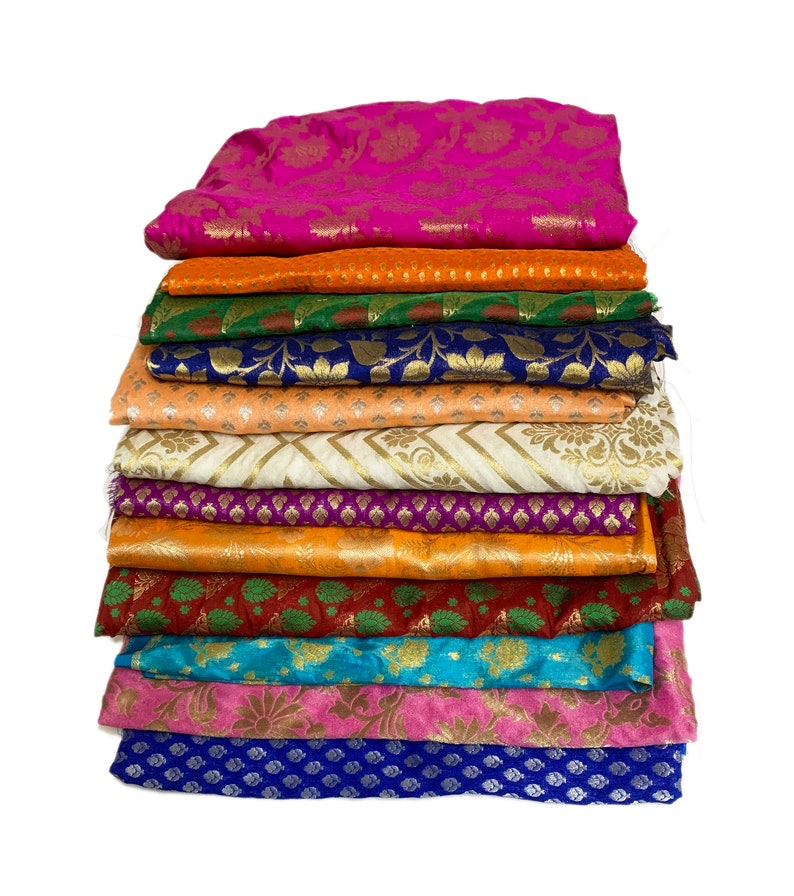 Exquisite Woven Fabric Bundles Decorative Textiles Bright | Etsy