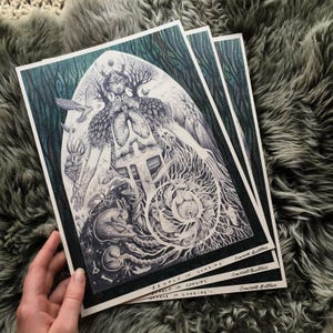 Beheld in Longing - A4 Print. Drawing. Illustration - Etsy