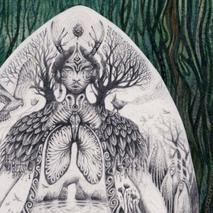 Beheld in Longing - A4 Print. Drawing. Illustration - Etsy