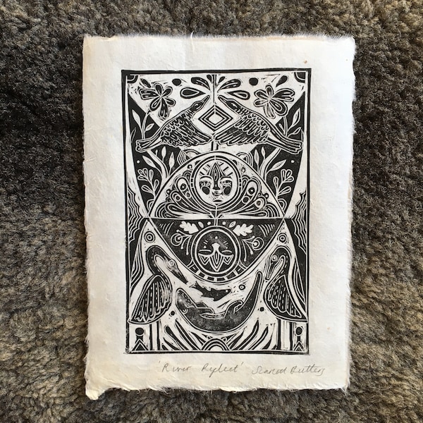 Lino Block Prints - Etsy