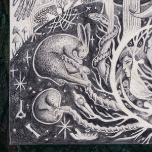 Beheld in Longing - A4 Print. Drawing. Illustration - Etsy