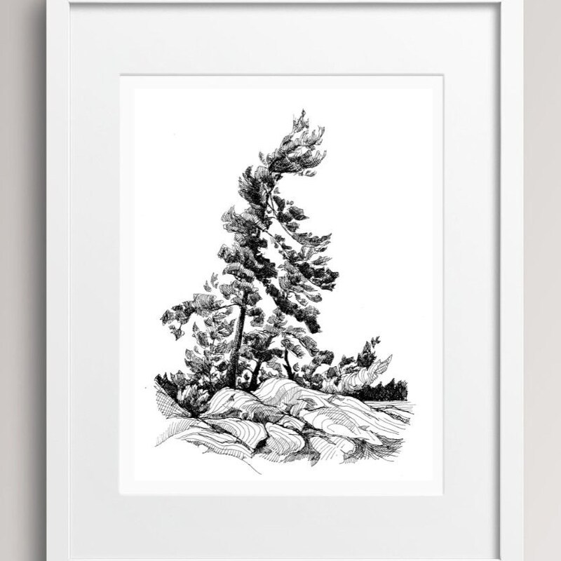 Ink Drawing Print - Etsy