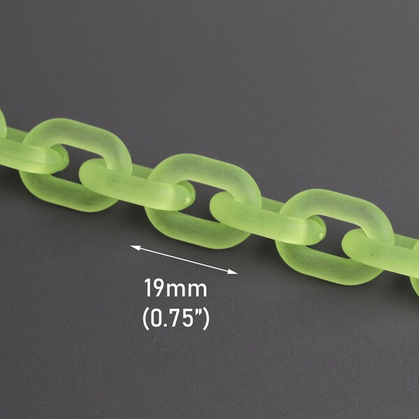 Lime Green Chain - Etsy