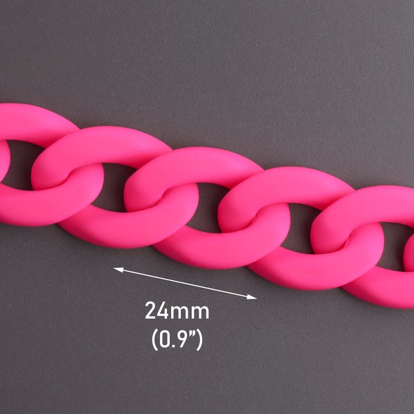 Pink Plastic Chain - Etsy