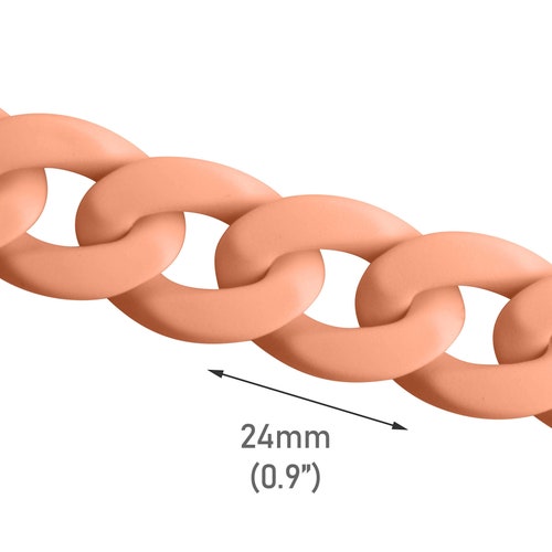 1ft Clear Plastic Chain Links 28 X 17mm Transparent Chunky - Etsy