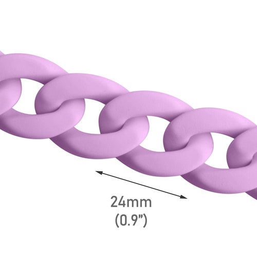 1ft Clear Plastic Chain Links 28 X 17mm Transparent Chunky - Etsy