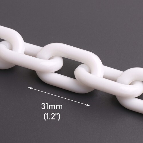 1ft Baby Pink Plastic Chain Links 31 X 19mm Light Pink Chain - Etsy