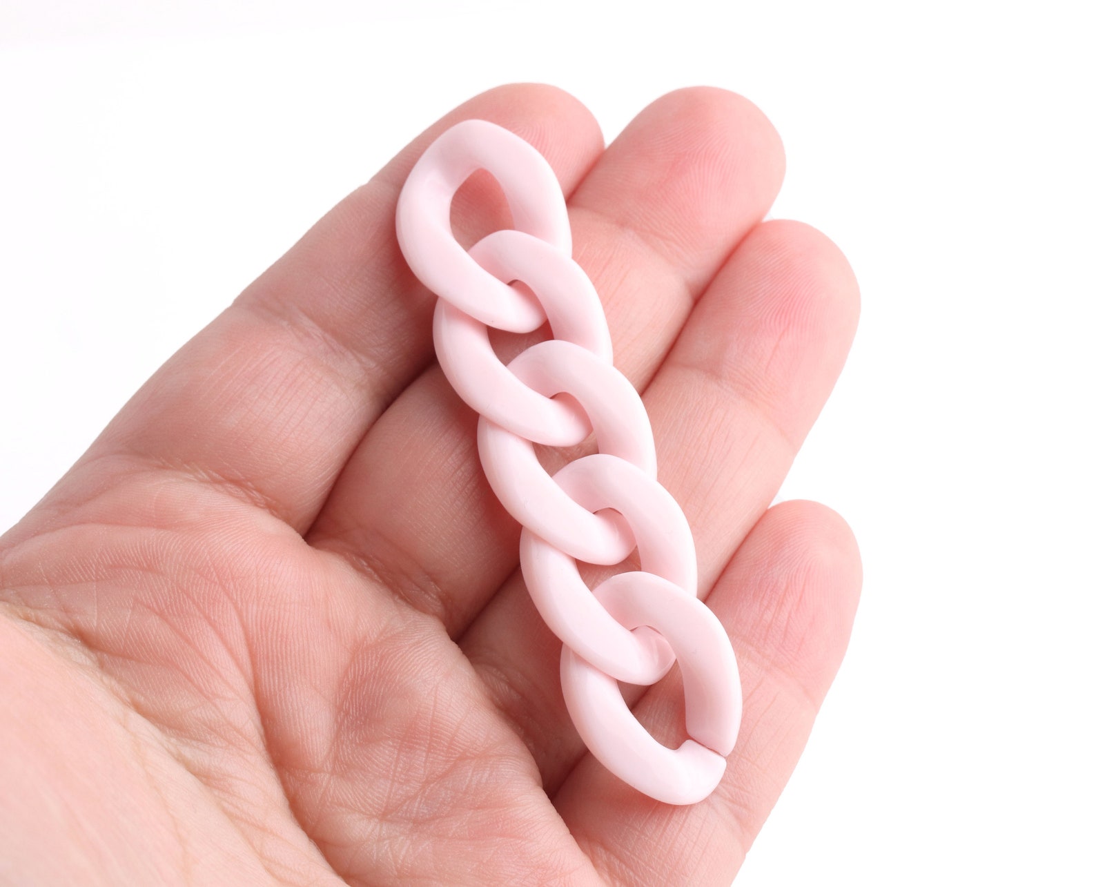1ft Blush Pink Plastic Chain Links 23mm X 17mm Chunky - Etsy