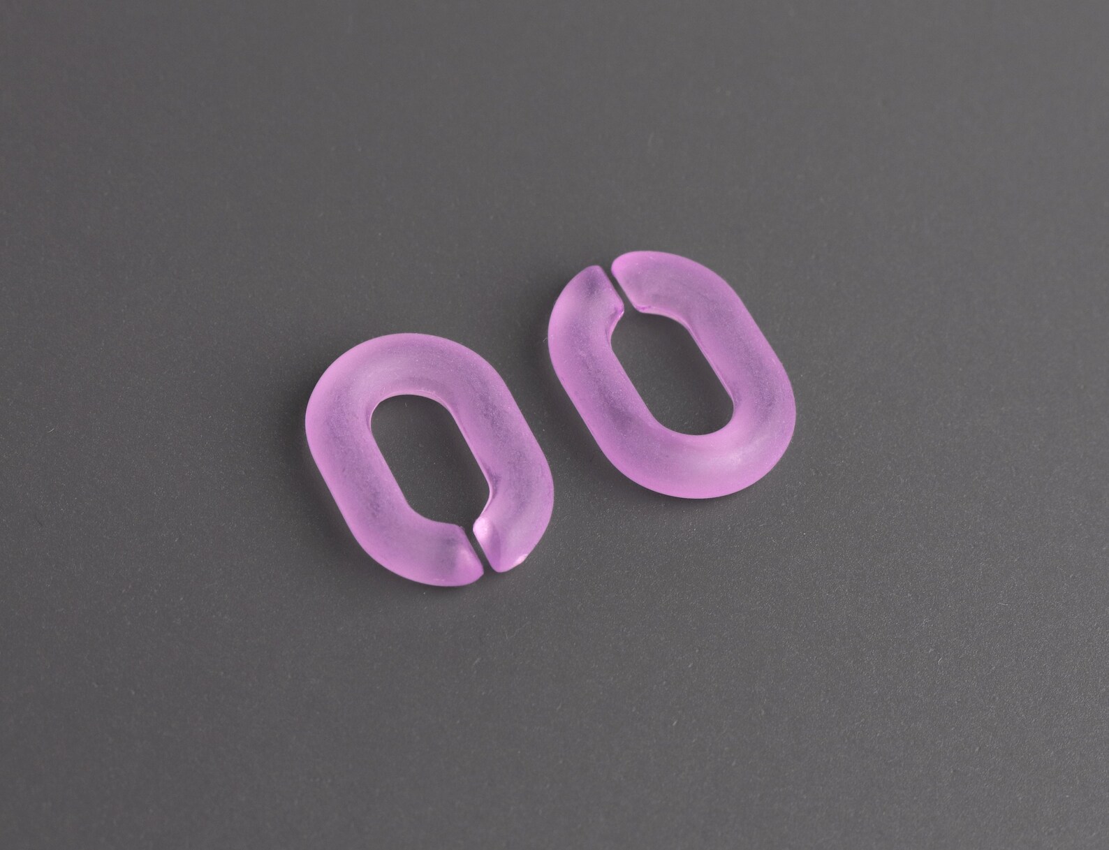 1ft Frosted Lilac Purple Plastic Chain Links 19 X 14mm Small - Etsy