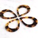 2 Dark Tortoise Shell Pendants Acetate Acrylic Extra Large - Etsy