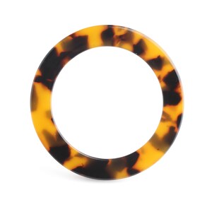 1 Closed Ring Connector, Faux Tortoise Shell Ring, Purse Strap Ring ...