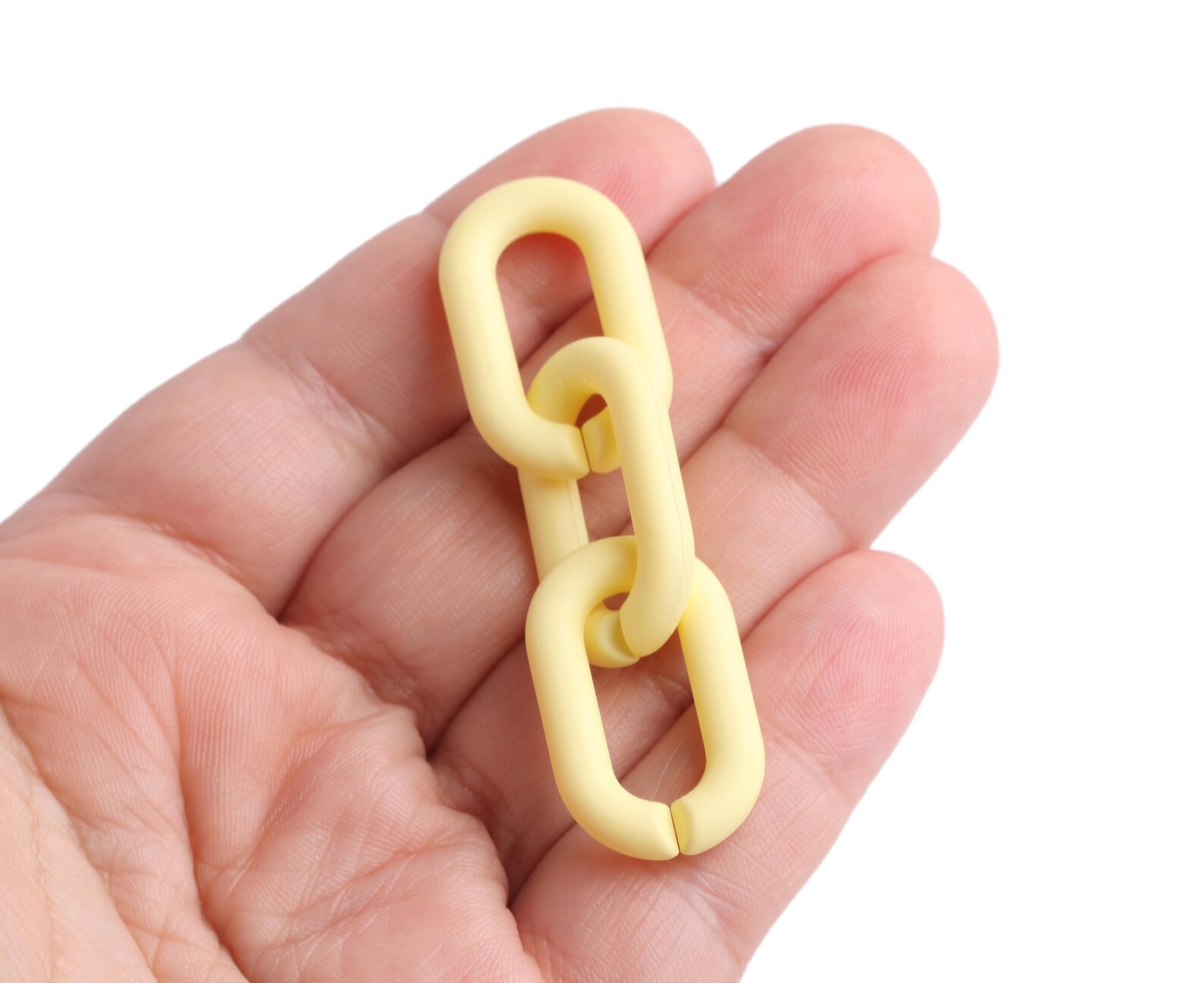 1ft Matte Yellow Chain Links 27 X 16mm Ultra Smooth - Etsy