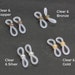 Premium Eyeglass Loops 1 Pair, Findings Eyeglass Grips, Rubber Glasses ...
