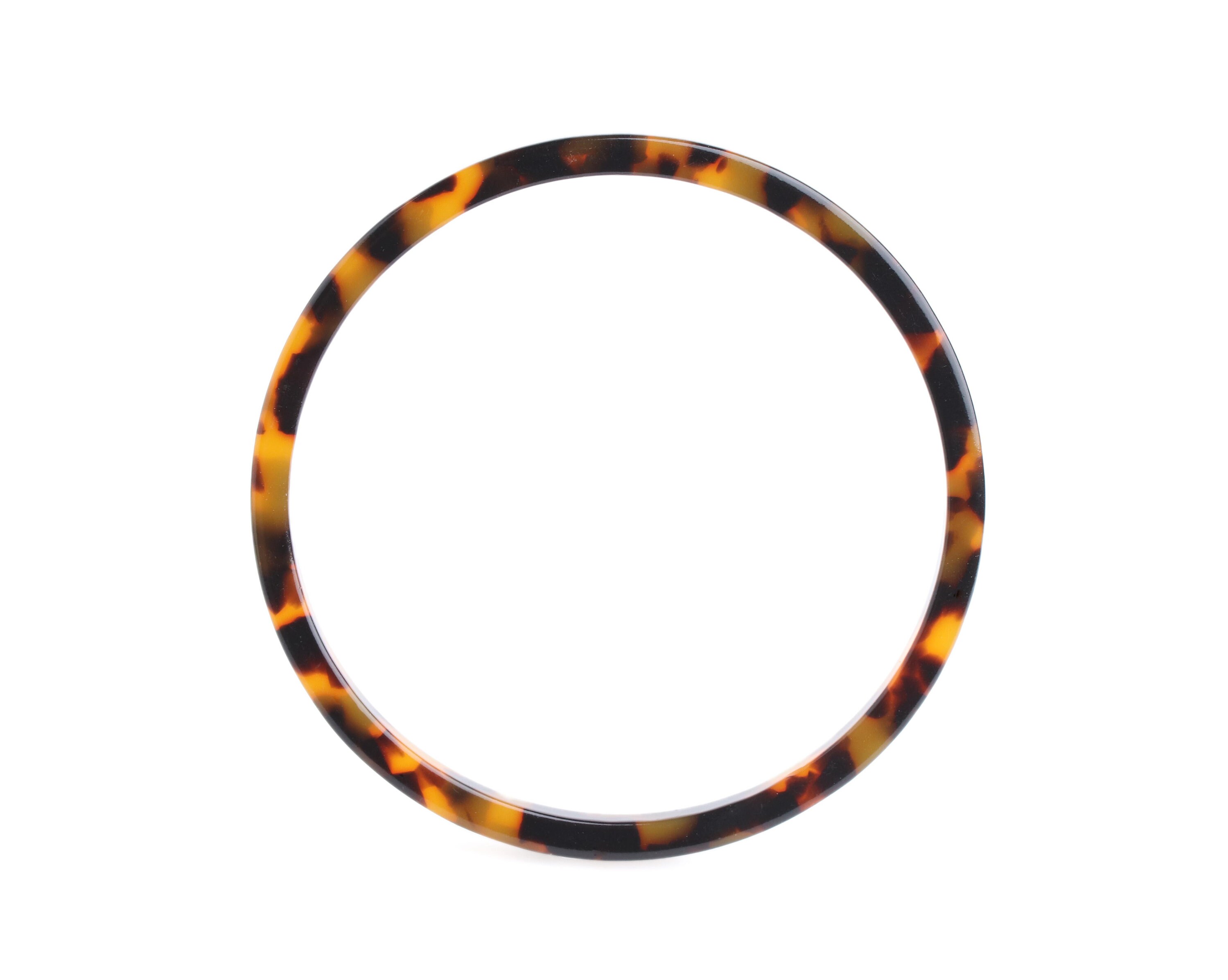 1 Tortoise Shell Ring, 2.9" Inch, Craft Sewing Ring, Macrame Hoop, Flat ...