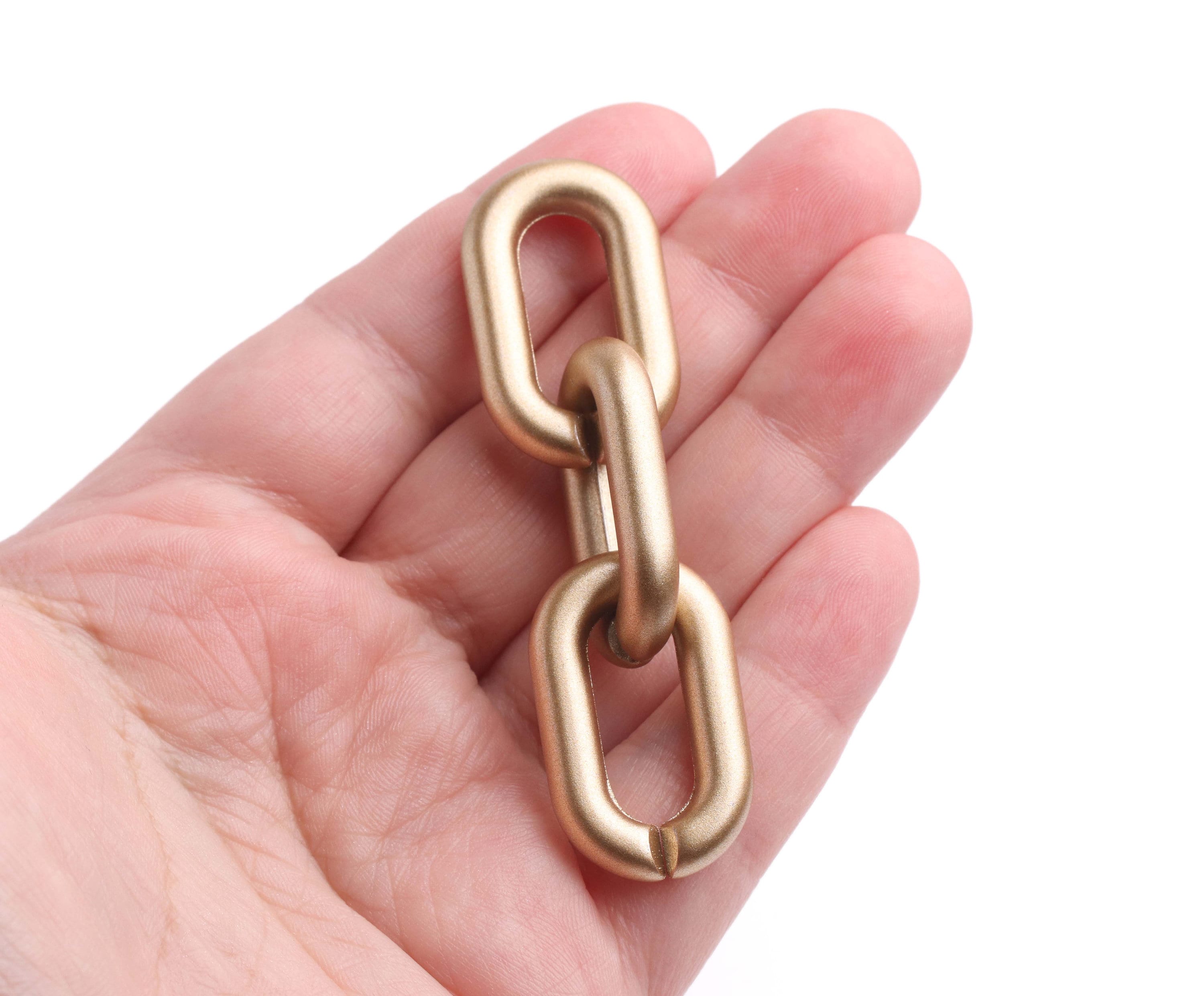 1ft Matte Gold Plastic Chain Links 31 X 19mm Satin Finish - Etsy