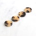4 Blonde Tortoise Shell Beads, Flat Discs 15mm Yellow Blonde, Light ...