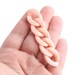 1ft Pastel Pink Plastic Chain Links, 23x17mm DIY Craft Chain, Light ...