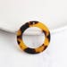 2 Plastic Tortoise Shell Ring Beads Acetate 35mm Link Chain Chunky ...