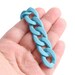 1ft Matte Light Blue Acrylic Chain Links, 24 X 17mm, Plastic Chain ...