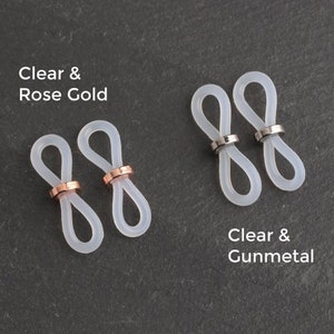 Premium Eyeglass Loops - 1 Pair, Findings Eyeglass Grips, Rubber ...