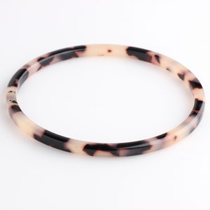 1 Ash Blonde Tortoise Shell Bracelet, Light Ivory Tortoise Bangle ...