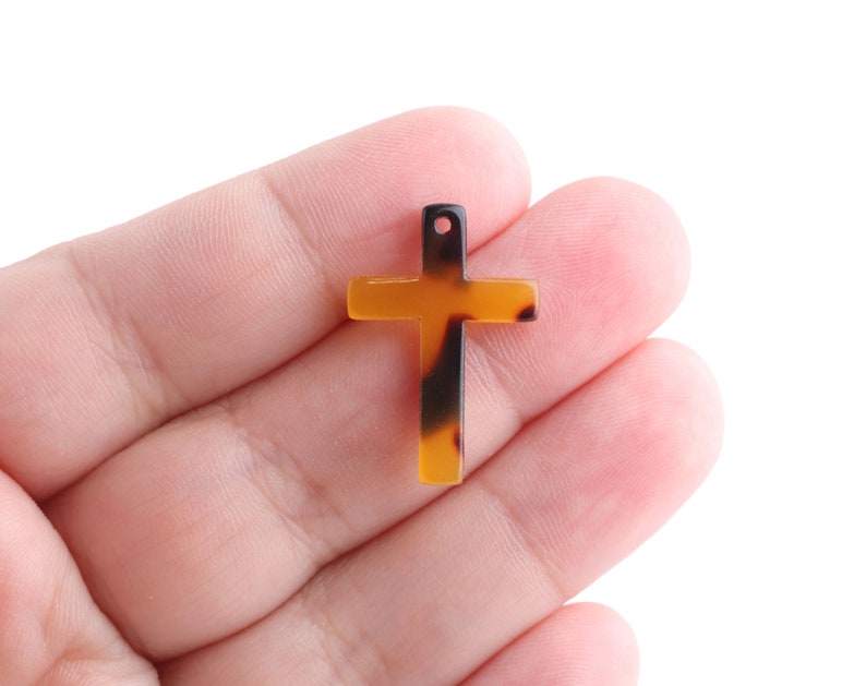 2 Cross Pendants for Women and Men, 25 X 17mm, 1 Inch Cross Charm Bulk ...