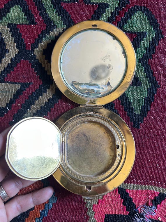 1940s-50s Micro Petit Point Compact - Gem