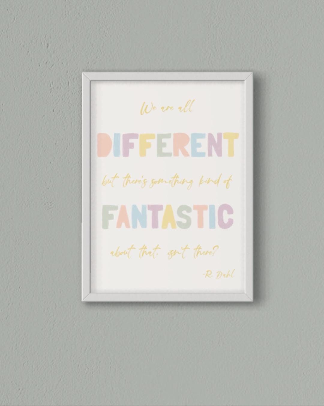 Roald Dahl Quote, Teacher Poster, Classroom Signs, Baby Nursery ...