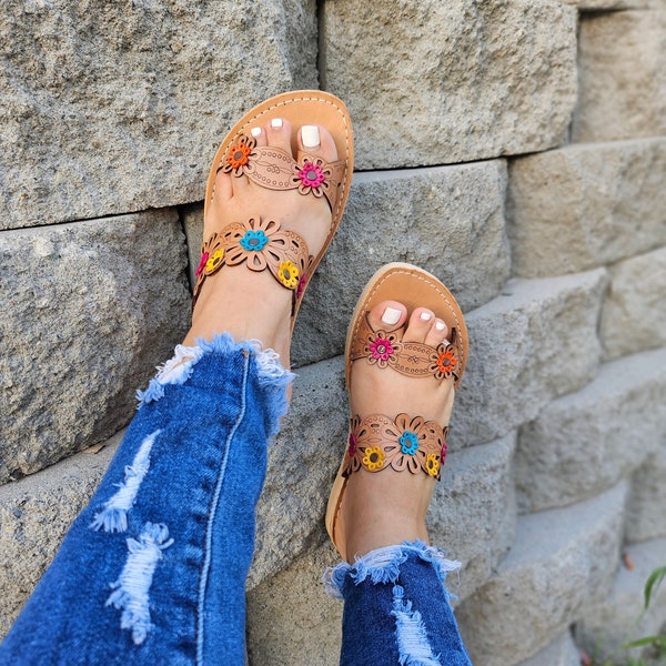 Mexican Sandals - Etsy