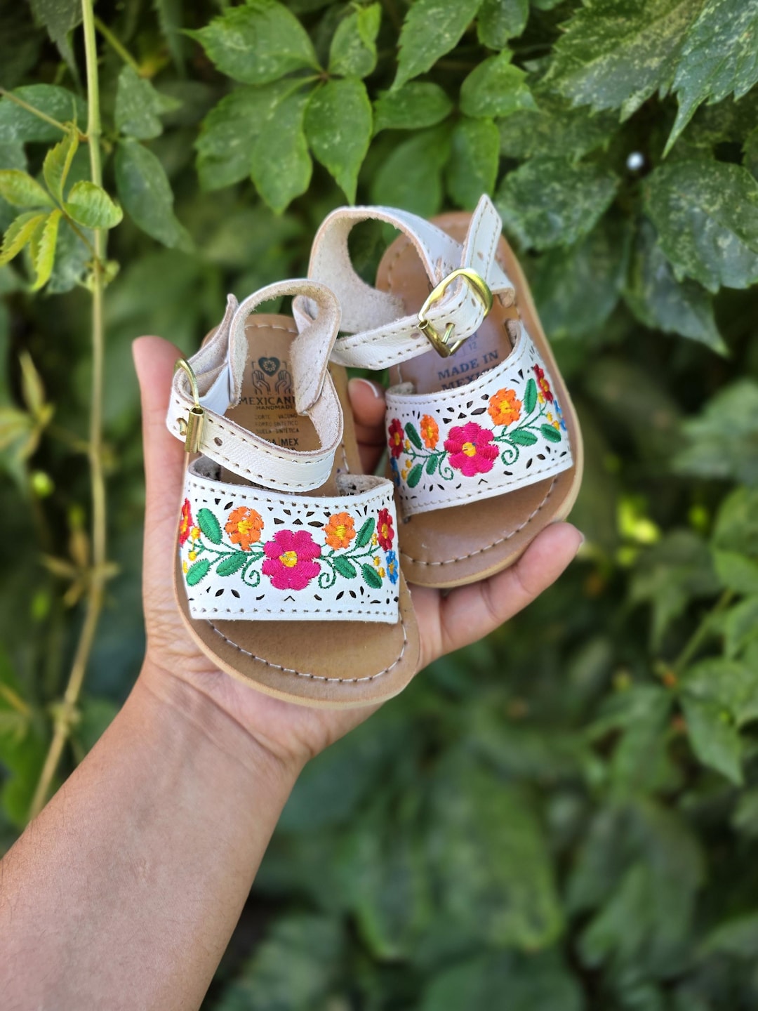 Handmade Leather Baby Huaraches Sandal - Lili Style - Mexican Toddler ...