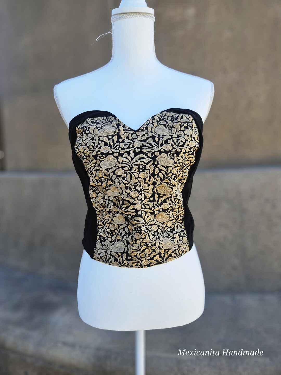 Embroidered Mexican Crop Top: Fiesta Outfit, Small-medium - Etsy