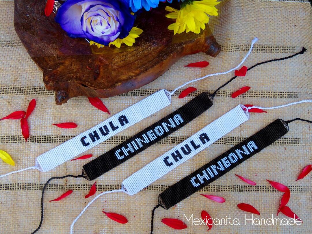 Chingona and Chula Beaded Anklets//mexican Anklet//beaded Huichol ...