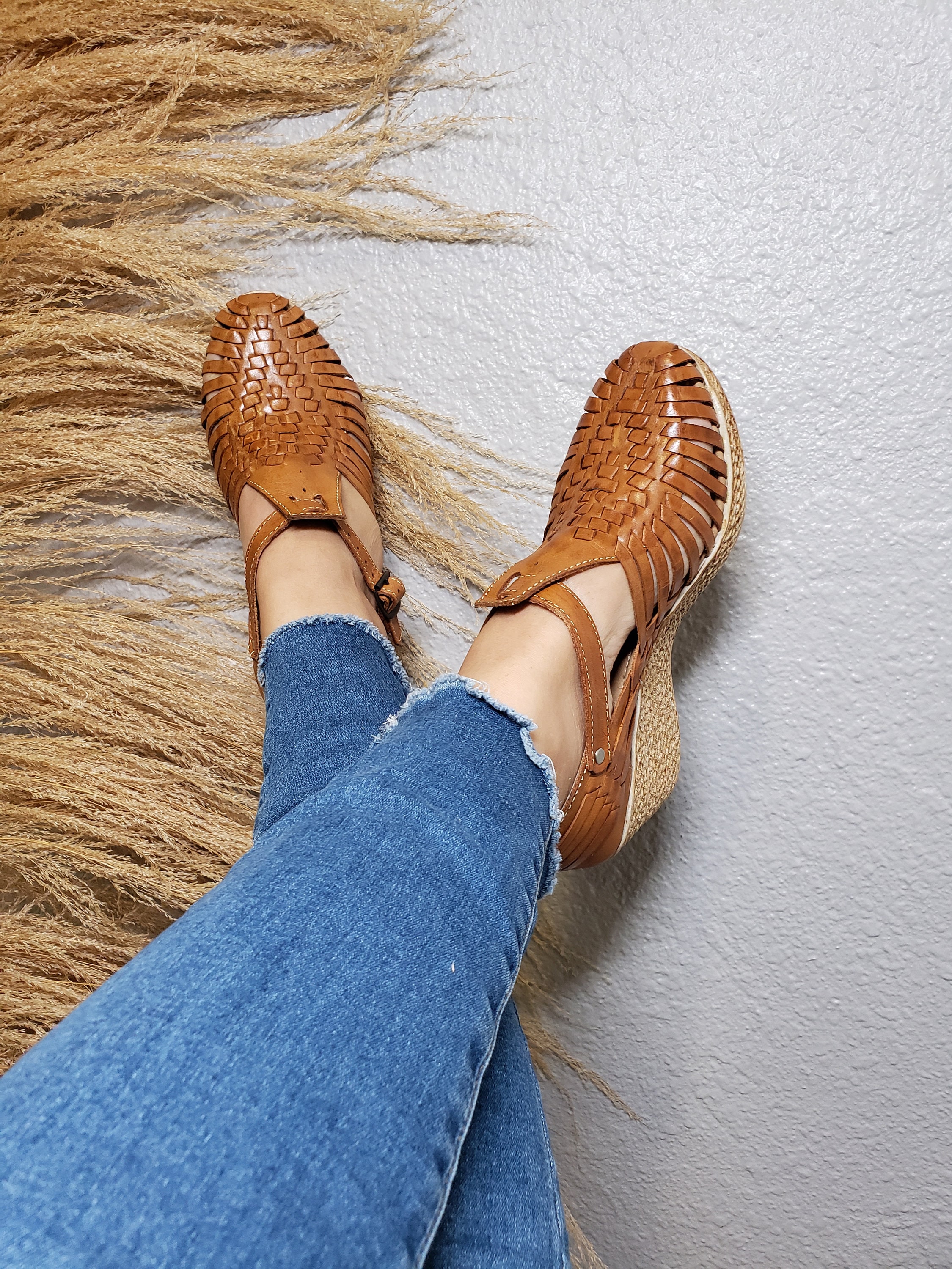 Hortensia Mexican Wedges/mexican Huarache//mexican Wedge Sandal ...