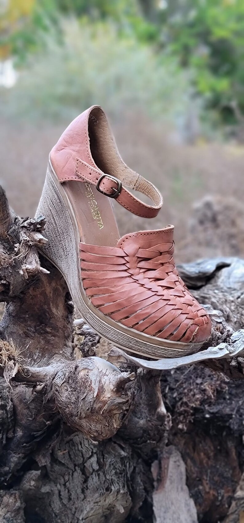 Leonor Wedgesmexican Huarachemexican Wedge - Etsy