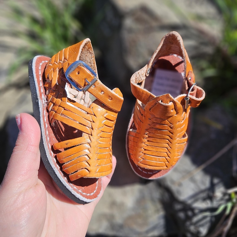 Leather Chanclas Shoes - Etsy