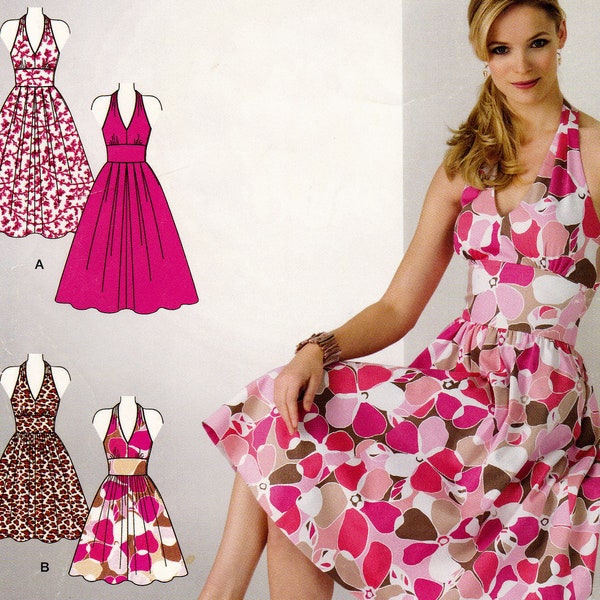 Halter Dress Pattern - Shop Online - Etsy