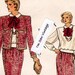Vogue 8895 Vintage Sewing Pattern Misses' Jacket Skirt & - Etsy