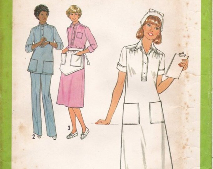Simplicity 8935 Vintage Sewing Pattern, Misses' Pullover Dress, Tunic ...