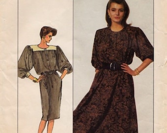Simplicity 7898 Vintage Sewing Pattern, Misses' Duster, Misses ...