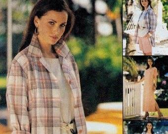 Simplicity 5551 Vintage Sewing Pattern, Misses'/miss Petite Pullover ...