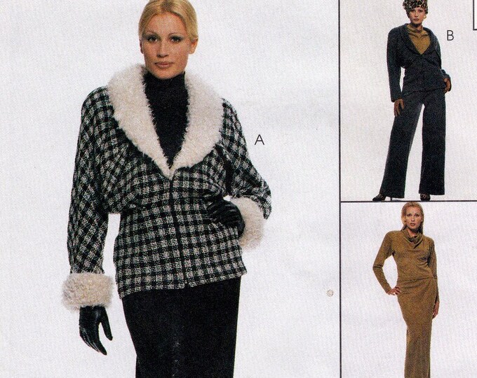 Mccall's 8517 Vintage Sewing Pattern, Misses' Wardrobe ~ Lined Jacket ...