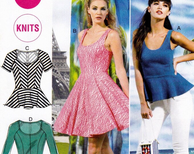 Mccall's M6754 Sewing Pattern, Misses' Tops & Dresses With Variations ...