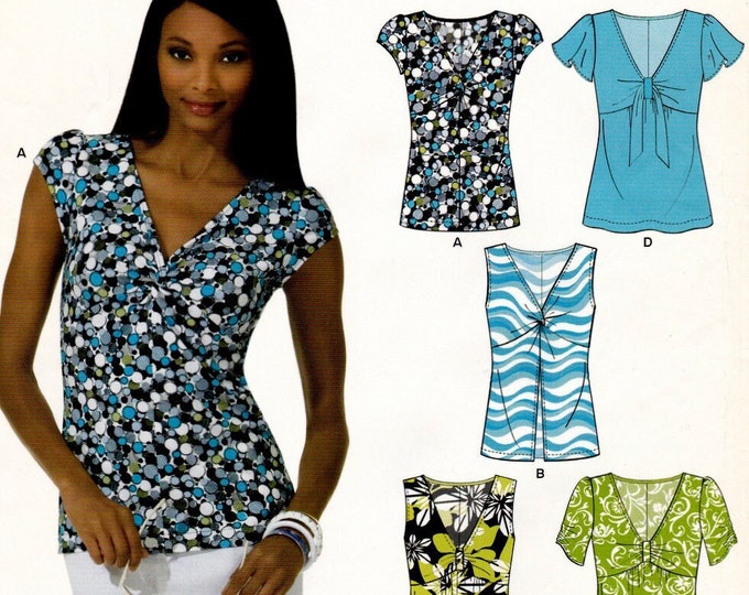 New Look 6940 Sewing Pattern ~ Misses' Easy Tops & Tunics for Knits With Variations Sewing ...