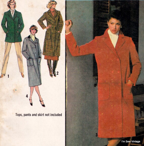 Simplicity 9158 Vintage Sewing Pattern Misses' Lined - Etsy