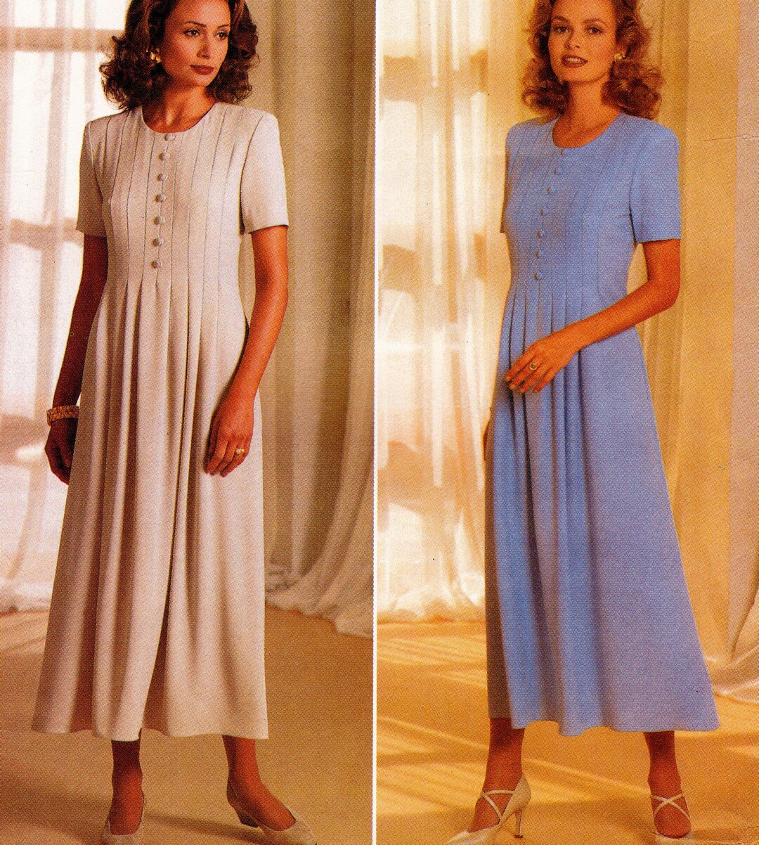 Butterick 4367 Vintage Sewing Pattern, Misses'/miss Petite Dress ~ 'DW3 ...