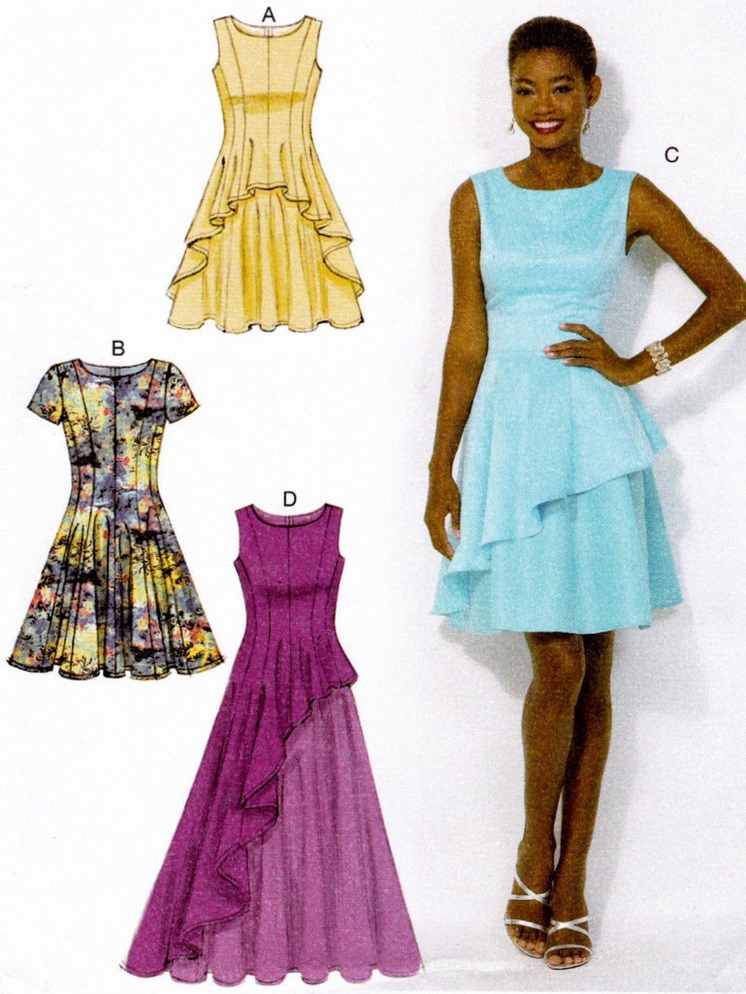 Mccall's M7091 Sewing Pattern, Misses' Dresses ~ Special Occasion ...
