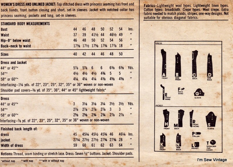Simplicity 9151 Vintage Sewing Pattern Women's Dress and | Etsy
